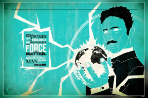 Nikola Tesla Matte Finish Poster Paper Print - Animation & Cartoons ...