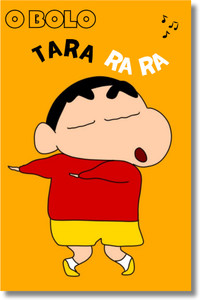 Shinchan poster (dancing poster)| cartoon poster | 12x18 inches ...