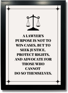 Lawyer Law Poster for Room Office Home Photographic Paper - Typography ...