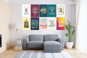 Motivational Poster Quotes Wall Design For Living Room Drawing Room ...
