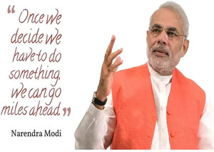 mr narendra modi ji speech new motivational poster Fine Art Print ...