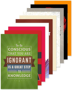 Quote and Motivational Poster Set of 10 (Size 45 x 30 cm )d37 Paper ...