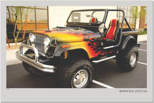 Jeep Poster, Poster Jeep Classic Design, Poster for Wall Décor Fine Art ...