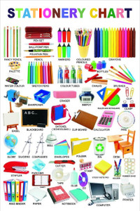 STAIONARY CHART (Poster 18X12 Inch Rolled) Paper Poster Paper Print ...