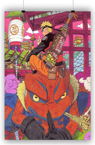 Uzumaki Team 7 Toad Ji 02 for wall decoration Fine Art Print ...