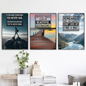 Inspirational Motivational Wall Abstract Framed Poster Set of 3 With ...