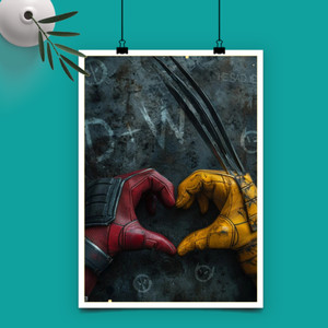 Deadpool & Wolverine Poster A4 Size Photographic Paper - - posters ...
