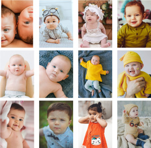 PACK OF 12 CUTEST BABIES POSTERS AA30 Fine Art Print - SDN_SILVASSA ...