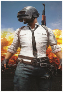 Pubg Video Game Wall Poster A4 Size Photographic Paper - Gaming posters ...