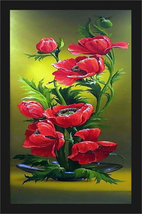 Flower Scenery Nature Poster with A4 Size Frame F-128 Paper Print ...