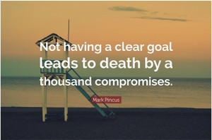 Clear Goal Quote Poster Paper Print - Quotes & Motivation posters in ...