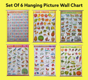 Early Learning Educational Laminated Charts For Kids | | 100X75 cm ...