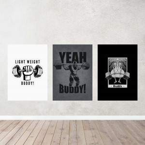 Set Of 3 Aesthetic Gym Posters Printed On 180gsm A4 Paper Photographic ...
