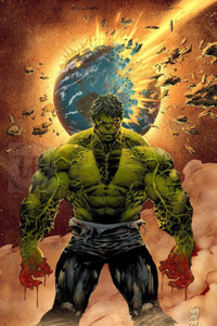 Hulk Poster |Superhero Hulk Posters | Unframed | With Self Adhesive ...