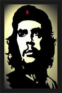 Che Guevara Motivational Poster with A4 Size Frame F-221 Paper Print ...