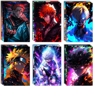 Anime poster Set of 20 mix anime wall poster different anime posters ...