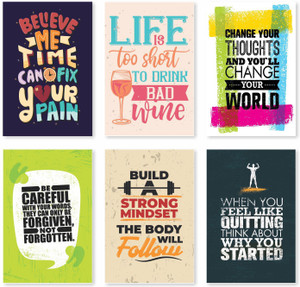 Motivational Poster Quotes Wall Design For Living Room Drawing Room ...