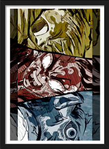 Tanjiro x Zenitsu x Inosuke | Aesthetic | Demon Slayer Framed Poster ...