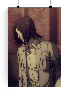 Eren Yeager Poster | Eren Yeager Attack On Titan Poster | Attack On ...