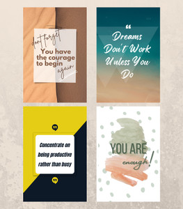 Motivational Quotes Wall Posters for Study Room | Living Room | Gym ...
