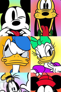 Cartoon Posters, Cartoon Posters for Room, Unframed, with Double Sided ...