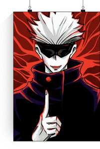 Gojo Satoru Jujutsu Kaisen Poster | Gojo Poster | Gojo Anime Poster ...