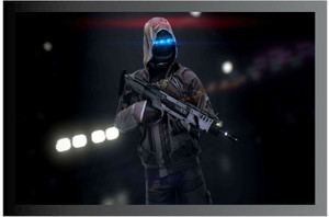 Pubg Game Frame Poster For Room Synthetic Wood Gloss Lamination F92 ...