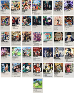 Mix Anime Poster Set cover collection 36 4x6 In - Anime Photocards ...
