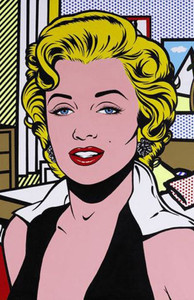 Personalities Poster 'Marilyn Monroe Lichtenstein- Infographic Element ...