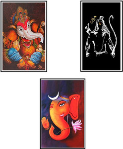 'Spiritual / Gods Posters' (Pack of 3) for Room & Office Paper Print ...