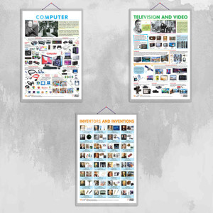 INVENTORS AND INVENTIONS, TELEVISION AND VIDEO and COMPUTER Chart ...
