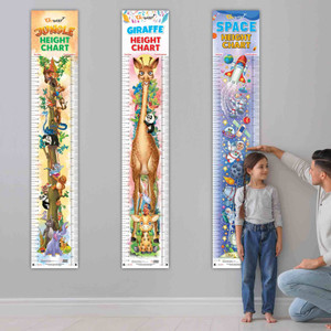 JUNGLE HEIGHT CHART, GIRAFFE HEIGHT CHART and SPACE HEIGHT CHART| Set ...