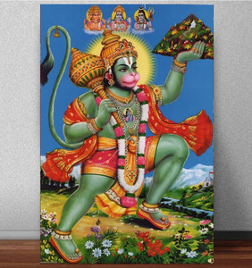 Hanuman Ji poster for home decor A4 Size ,Lord Hanuman Religious ...
