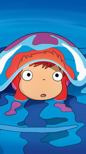 Ponyo Anime Movie Hd Matte Finish Poster Paper Print - Animation ...