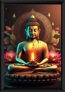 BEAUTIFUL LORD BUDDHA PHOTO FRAME Photographic Paper - AA CREATION ...