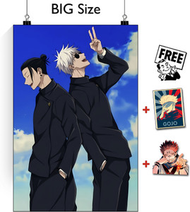 Gojo and Geto wall poster | Gojo and Geto funny wall poster | Gojo and ...