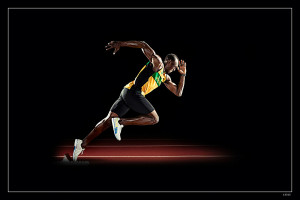 Usain Bolt Matte Finish Poster Paper Print - Animation & Cartoons ...
