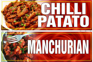 Poster For Hotel Restaurant Bar Caterer Sticker Chilli Patato ...