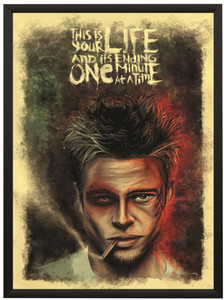 Fight Club Movie Motivational Inspirational Quote Wall Poster With ...