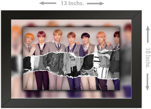 BTS Poster Wall Art for Room and Office Photographic Paper - Music ...