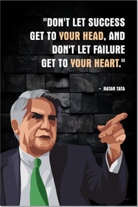 Ratan Tata Motivational Posters & Inspirational Quotes (12 x 18 ...