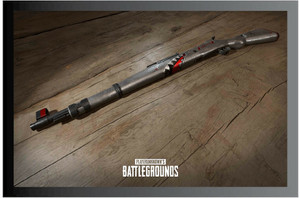 Pubg Game Frame Poster For Room Synthetic Wood Gloss Lamination F38 ...