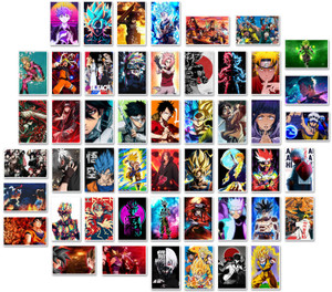 Anime Manga Posters Collage Kit for Wall Decor set of 50 Pieces.d15 ...