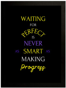 START NOW Motivational Abstract Wall Poster-Paper Print- Framed-12x8 ...