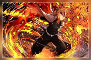 Rengoku Kyoujurou Matte Finish Poster P-15754 Paper Print - Animation ...