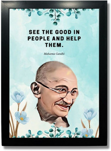 Mahatma Gandhi Motivational Wall Photo Frames for Living Room Study ...