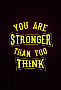 Poster Stronger Inspiration Quote sl-18170 (Large Poster, 36x24 Inches ...