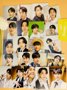 BTS Pre Lomo Cards with Autograph Pack of 21 Premium Photocards (3x4 ...