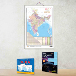 India POLITICAL - MAP PRACTICE BOOK, BOOK OF OUTLINE MAPS India and ...