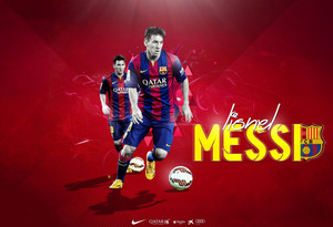 Poster Fcb Barcelona Soccer Football Player Series 3 Messi (Large Print ...